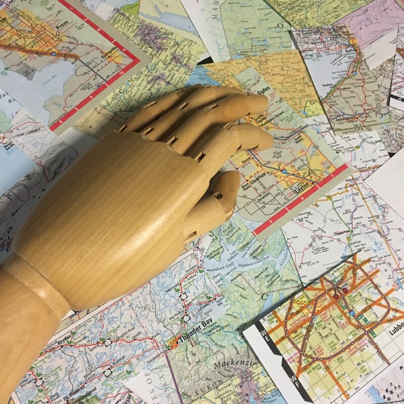 World Map Paper Bags - Etsy