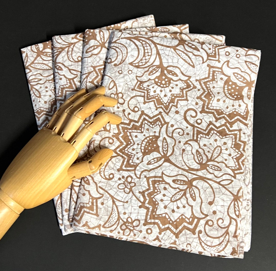 Kraft Lace Print Tissue Wrap - Modern Rustic 15x20 or 20x30 Packaging ...