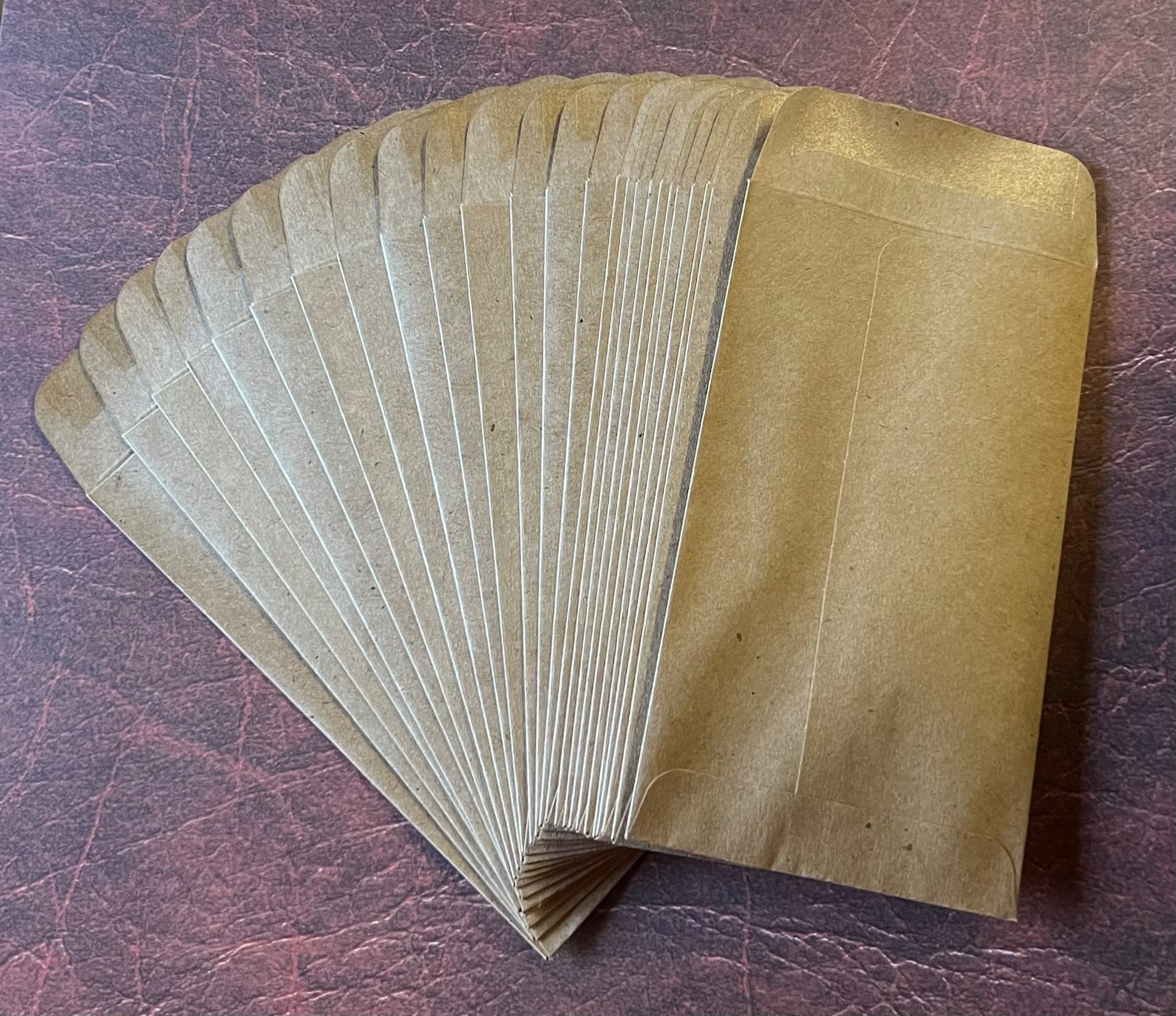 Large Coin Envelopes . Kraft Brown 3.125x5.5” Gummed Flap Seller ...
