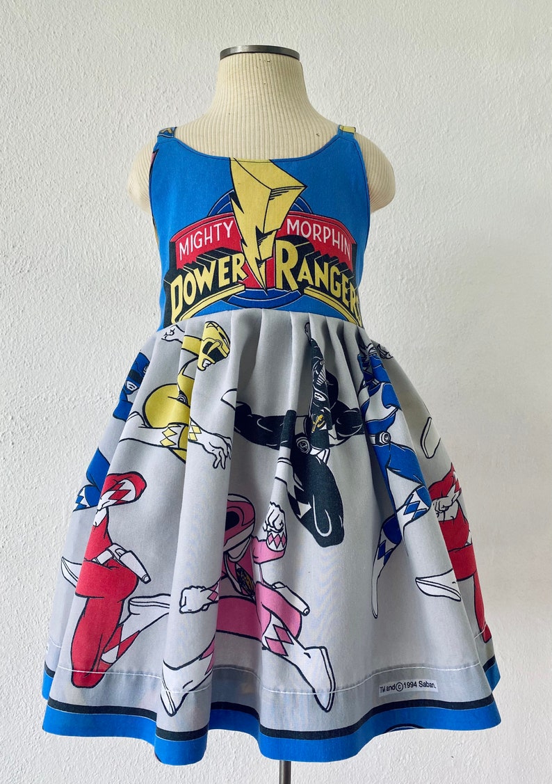 Mighty Morphing Power Rangers Dress - Etsy