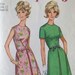 Vintage 1960s Simplicity 6296 Misses' Dress in Two - Etsy