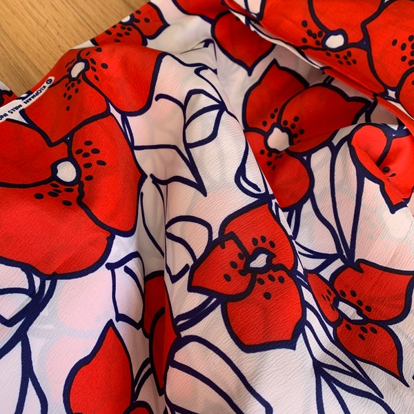 Bold Floral Fabric - Etsy