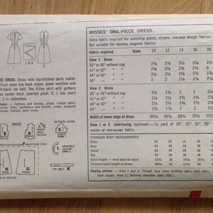 Vintage 1960s Simplicity 6296 Misses' Dress in Two - Etsy