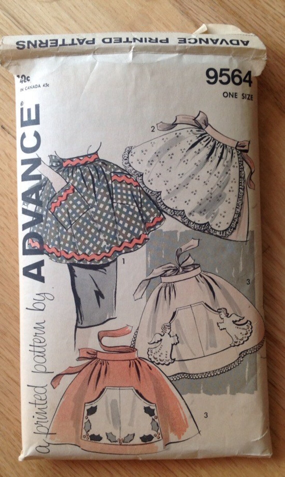 Vintage Advance Pattern 9564 Aprons - Etsy
