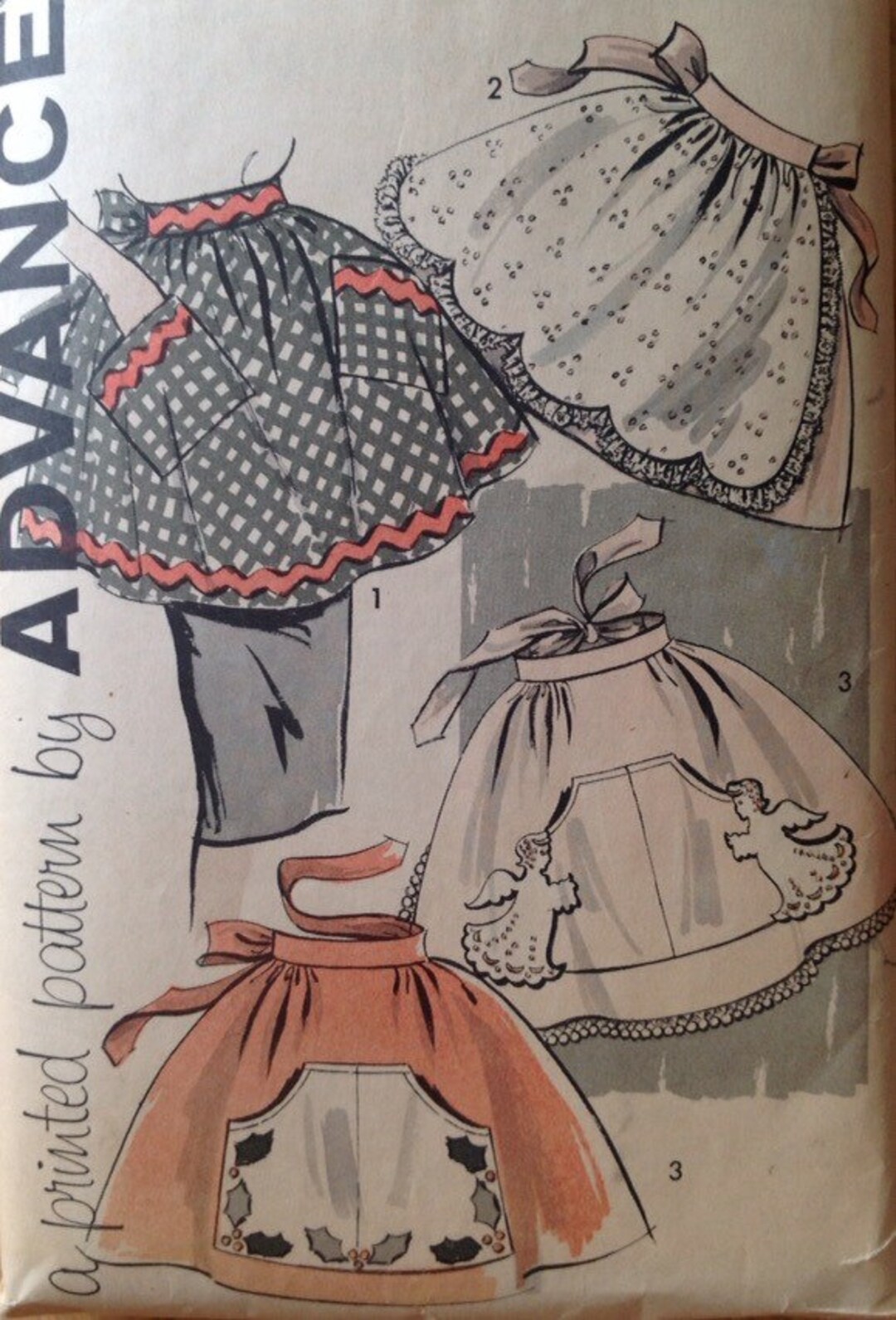 Vintage Advance Pattern 9564 Aprons - Etsy