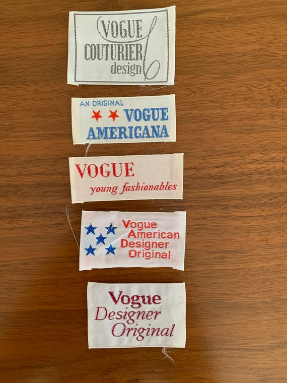 Vintage Vogue Labels | Etsy