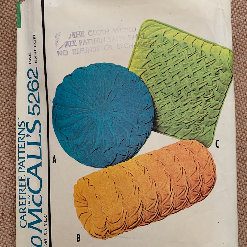 Smocked Pillow - Etsy