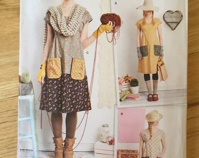 Uncut Simplicity 1080 Dottie Angel Tunic or Dress • Size XS-XL - Etsy