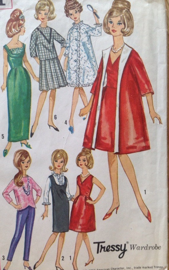 Vintage Simplicity 5673 Barbie Outfits | Etsy
