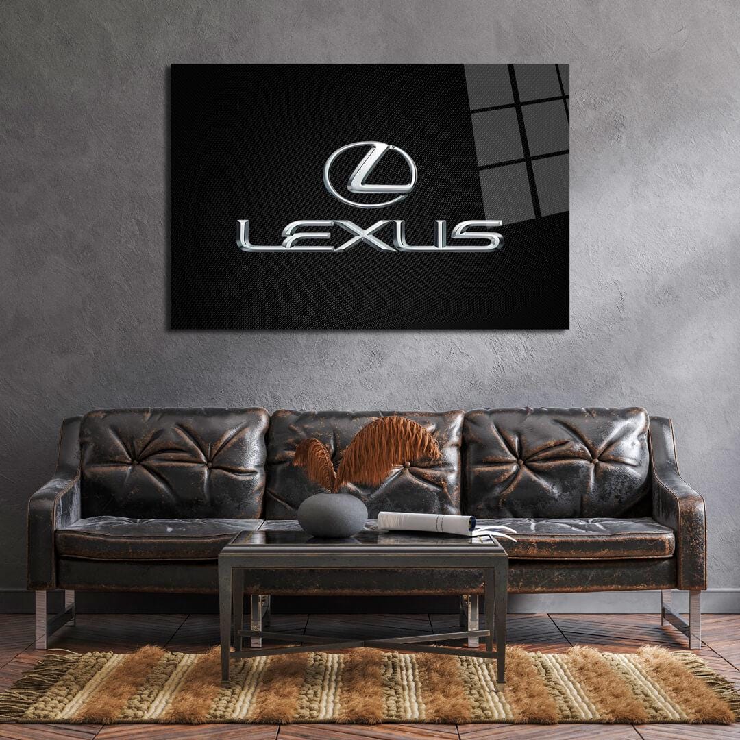 Lexus Logo Carbon Canvas or Acrylic Art Inspirational Home or Office ...
