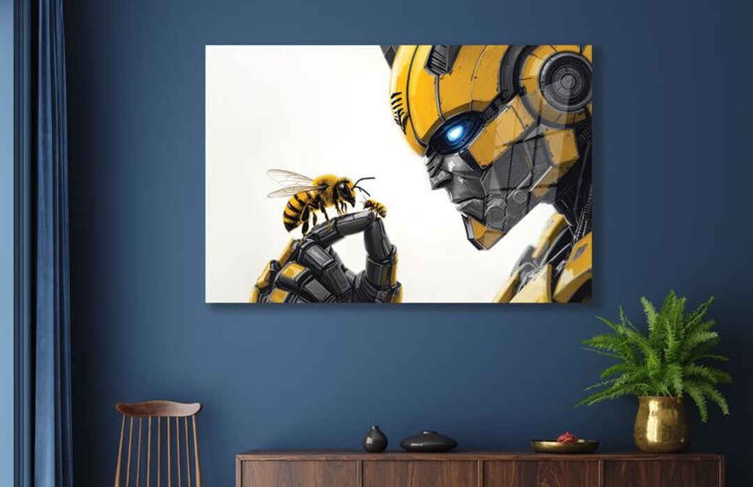 Bumblebee Signal From the Stars Canvas or Acrylic Print Gift Idea ...