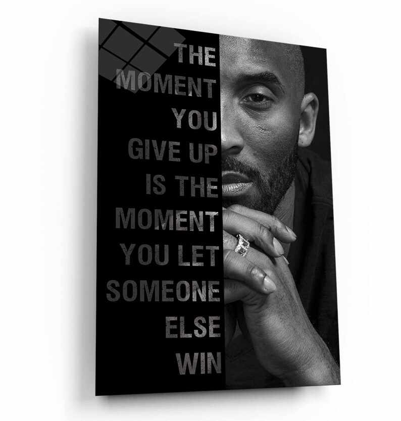 Kobe Bryant Motivation Quote Print: Mamba Mentality Basketball Art - Etsy