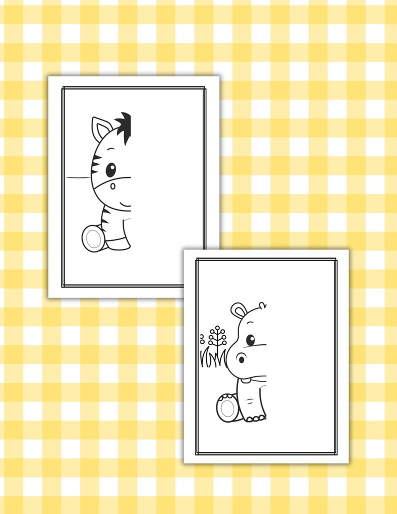 Zoo Animals #1 Draw & Create Coloring Pages | Drawing for Kids ...
