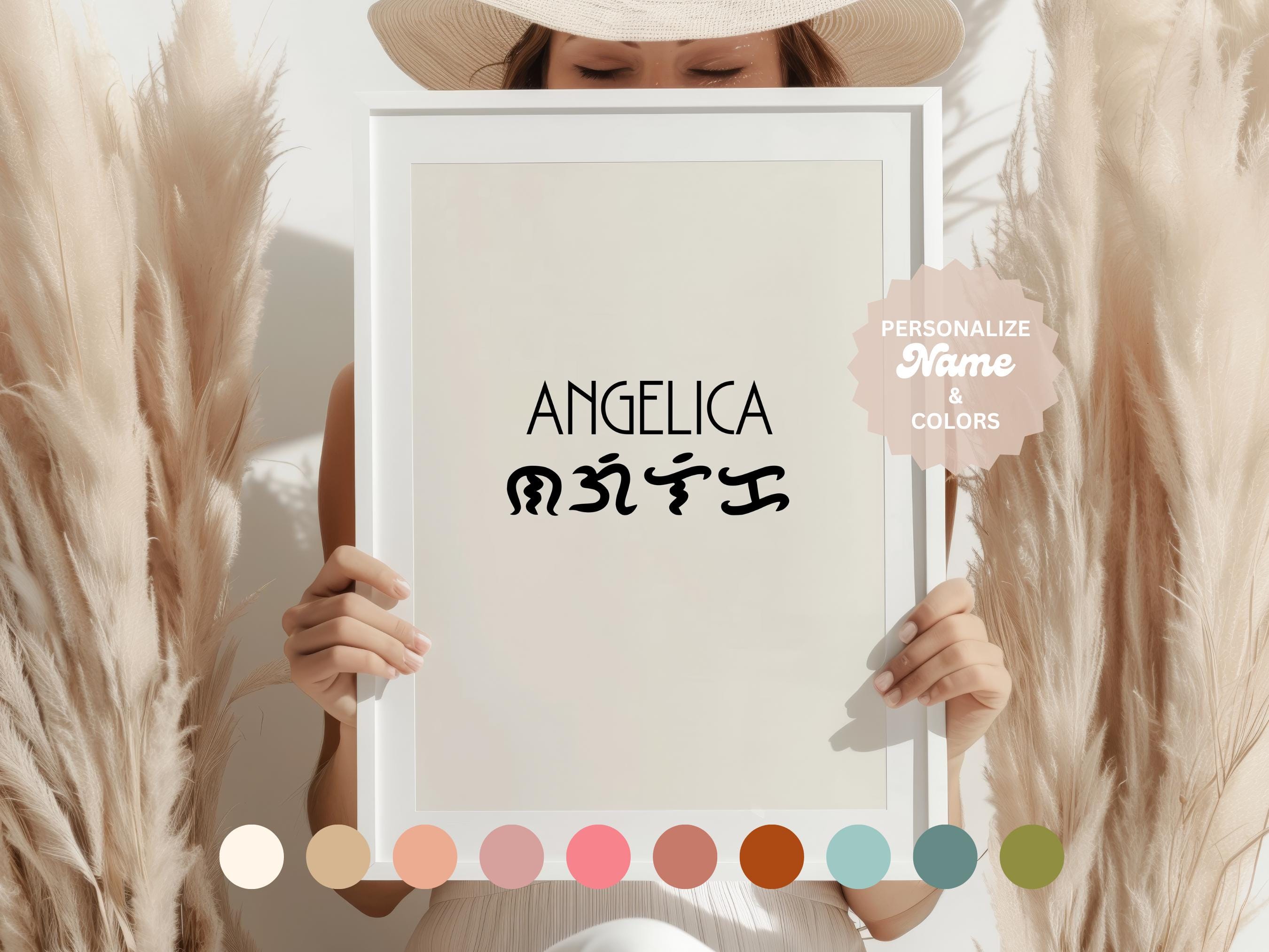Personalized Filipino Name Poster Baybayin Art Print Custom Wall Decor ...