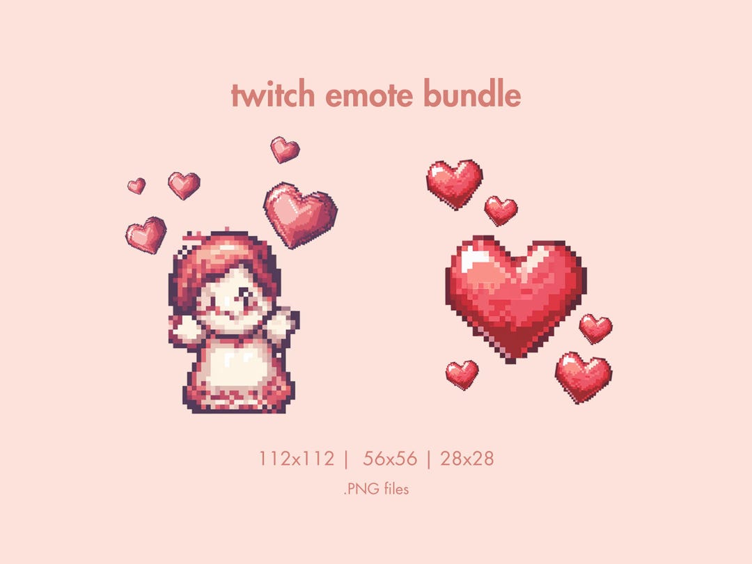 Valentines Day Twitch Cupid Emote Bundle Lovecore Asset Decor Stream ...
