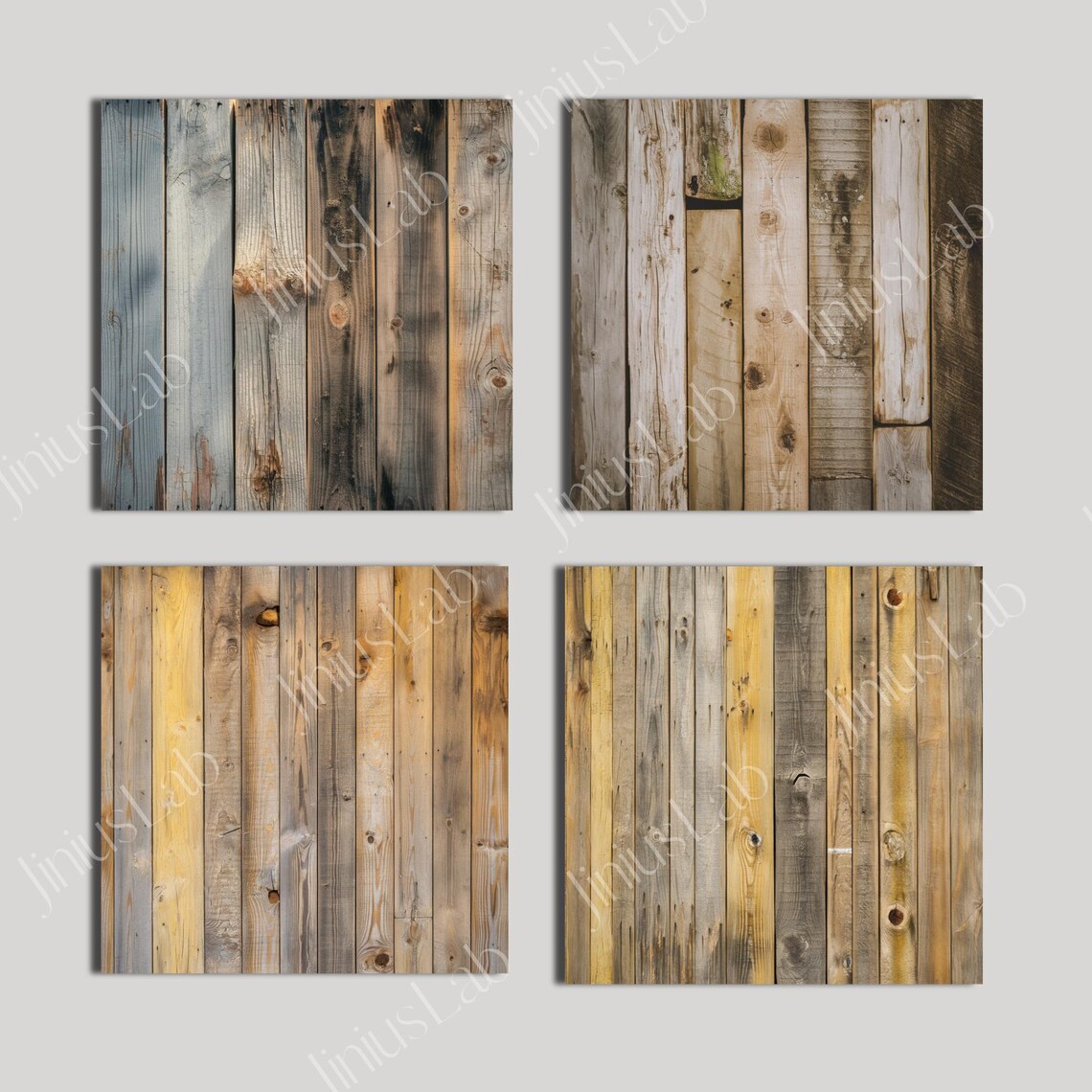 Vintage Wood Texture Digital Artwork, 12 High-quality Backgrounds ...