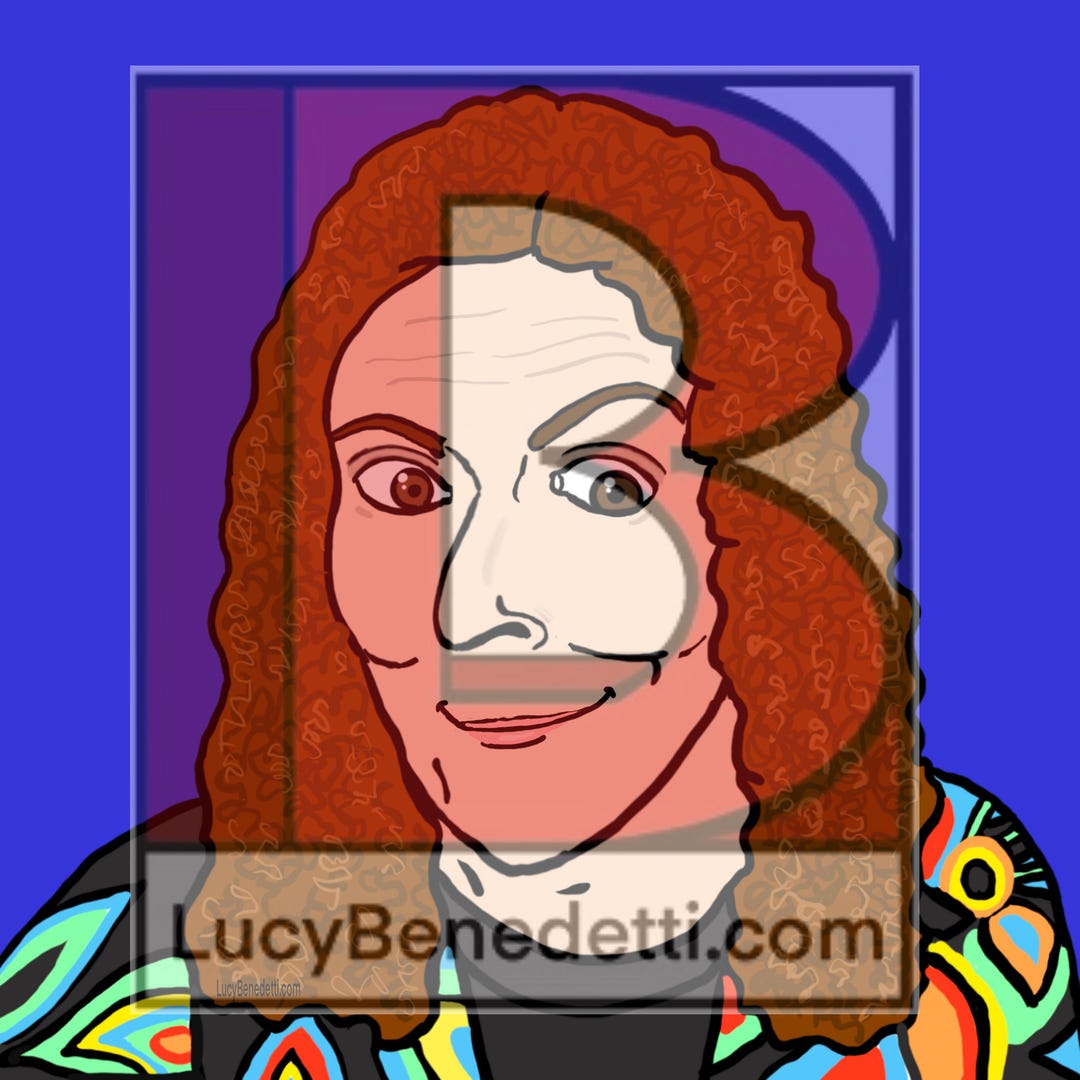 Weird Al Yankovic Cartoon Portrait Quirky Celebrity Art Print, High ...