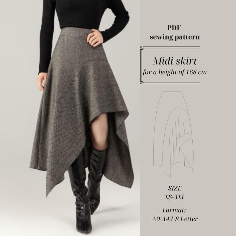 Skirt Origami Pattern - Etsy