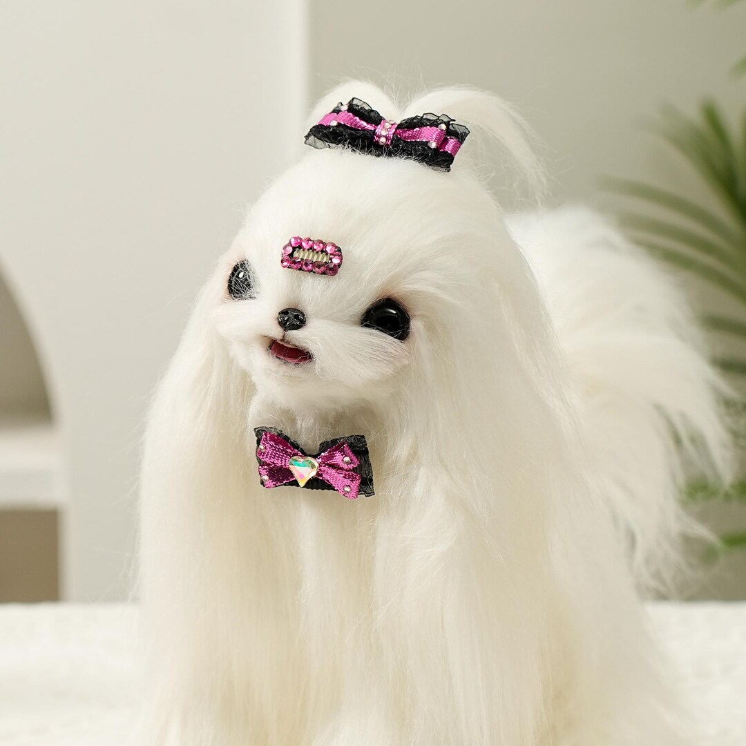 Small Dog Hair Bows Dog Hair Bows, Dog Hair Clip, Small Dog Bow, Bows ...