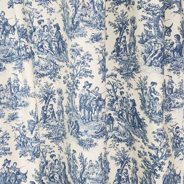 Toile Curtains - Etsy