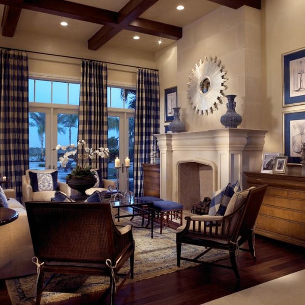 Buffalo Check Curtains - Etsy