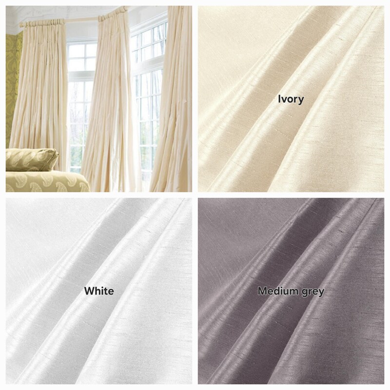 Silk Drapery Panels - Etsy