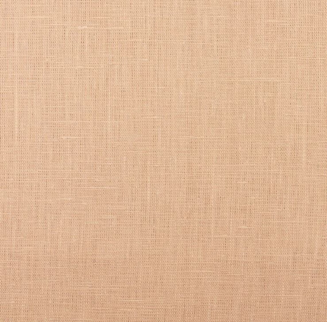 Pair rod pocket linen drapes Solid color beige wheat linen | Etsy