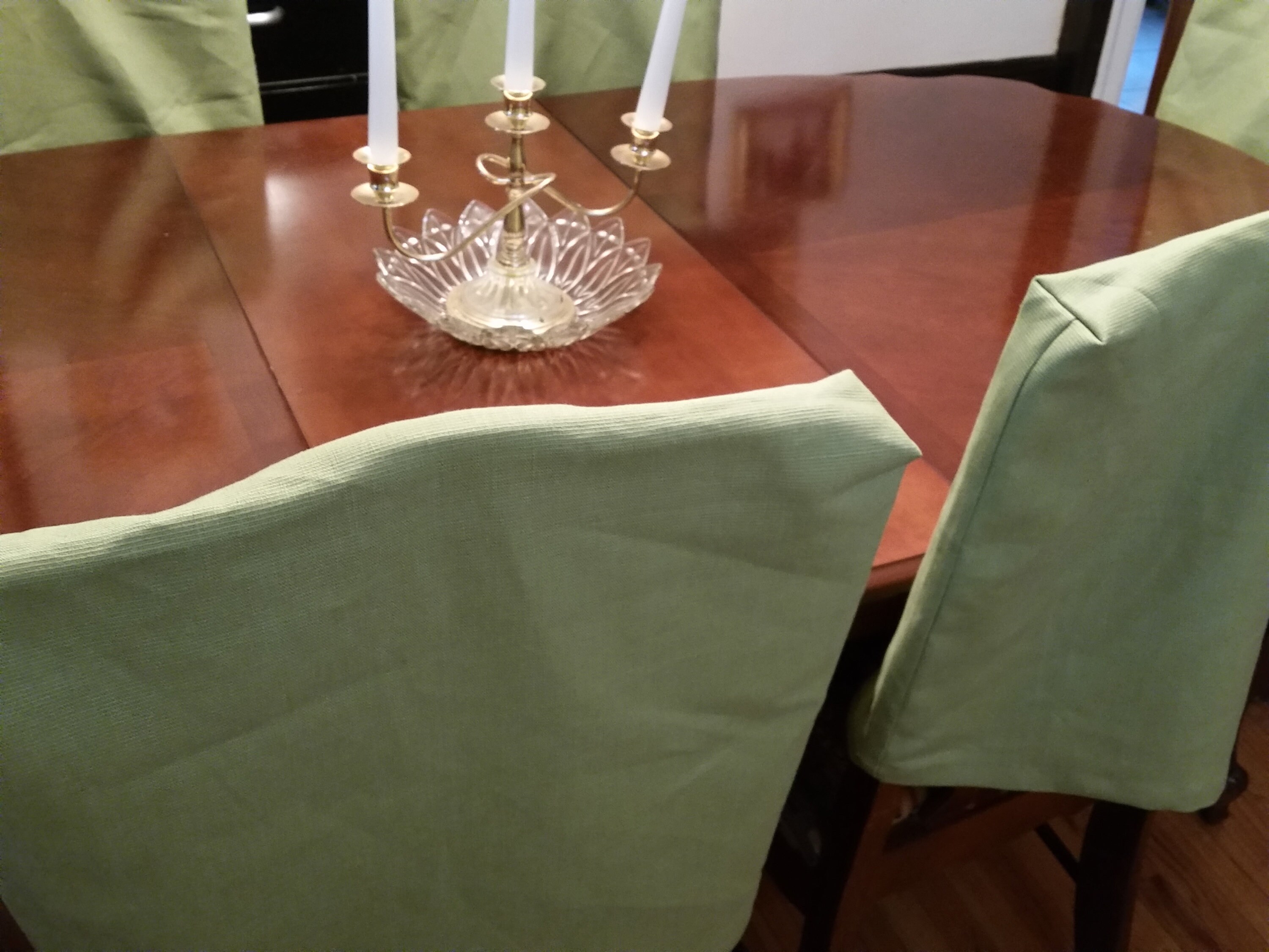 Set of 4 LINEN Chair Sleeves Slip Covers for Chair Back Only - Etsy