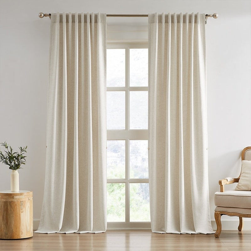 Ivory Curtain - Etsy