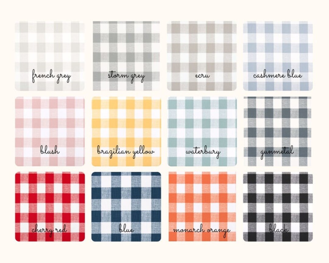 Custom Request for Fabric Swatch Premier Prints Anderson Buffalo Check ...