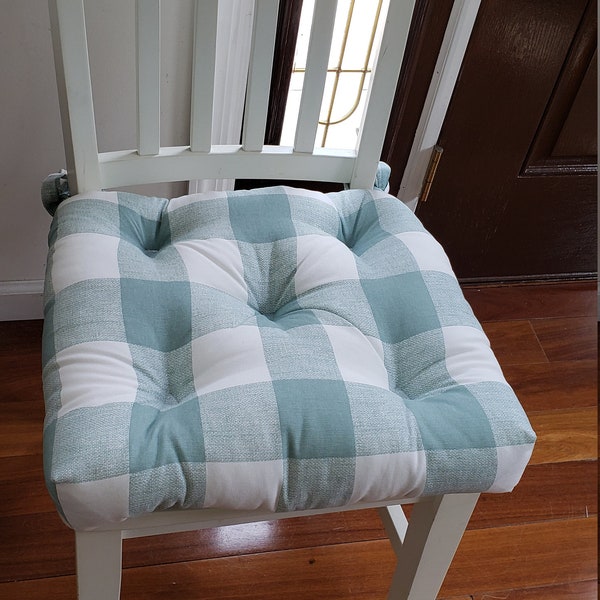 Buffalo Check Chair Cushion - Etsy