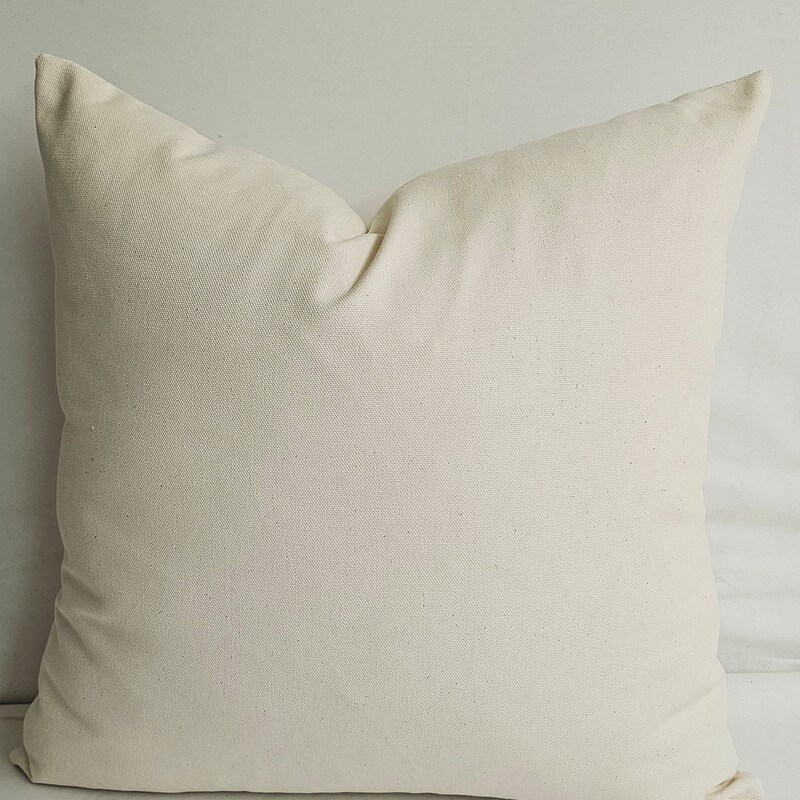 Cotton Canvas Pillow - Etsy