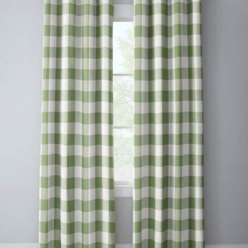 Buffalo Check Curtains - Etsy