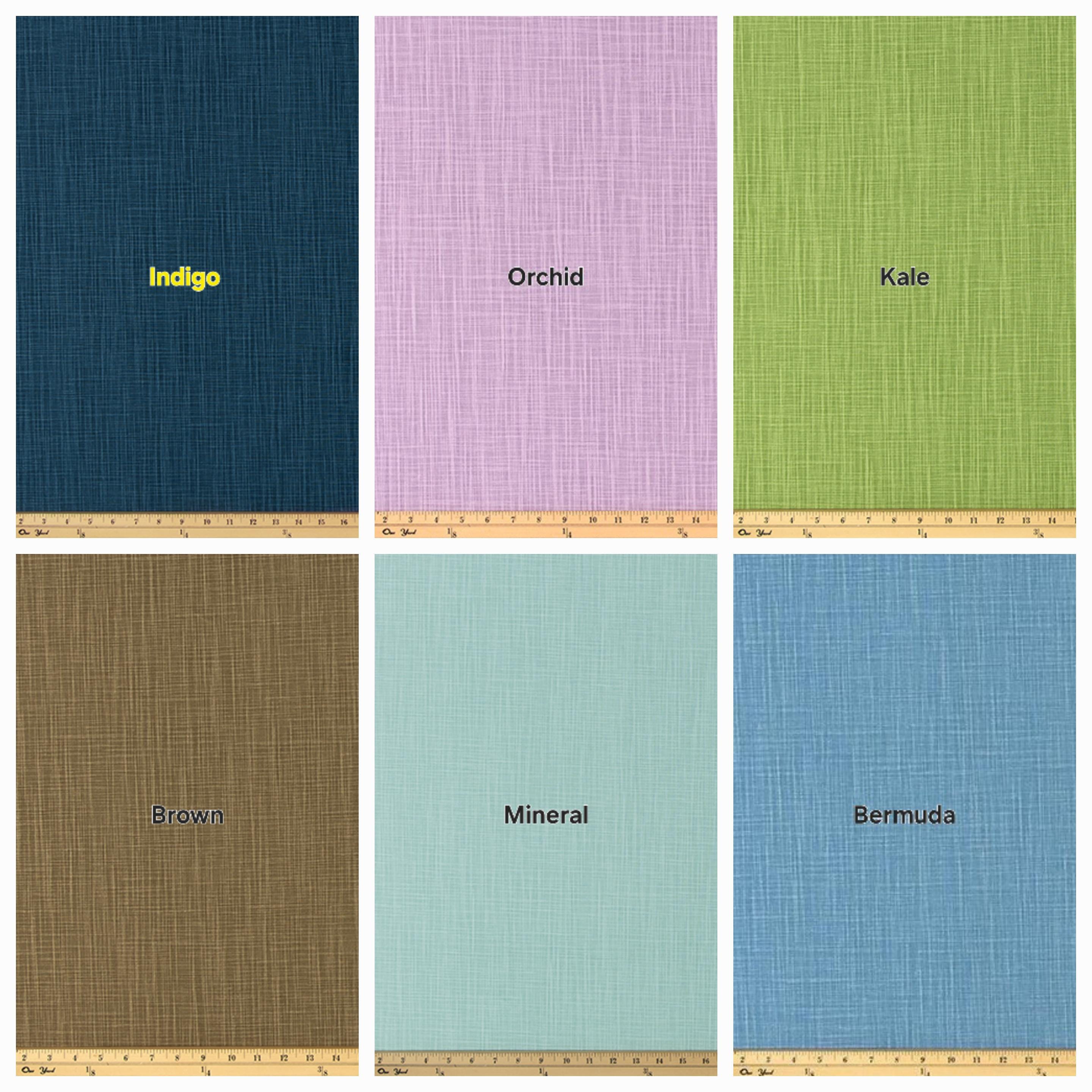 18 Colors Mineral Blue Faulkner Linen-cotton Tableskirt With Grosgrain ...