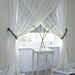 Sheer Voile Curtains, Criss Cross Drapes, ROD POCKET Criss-cross Drapes ...