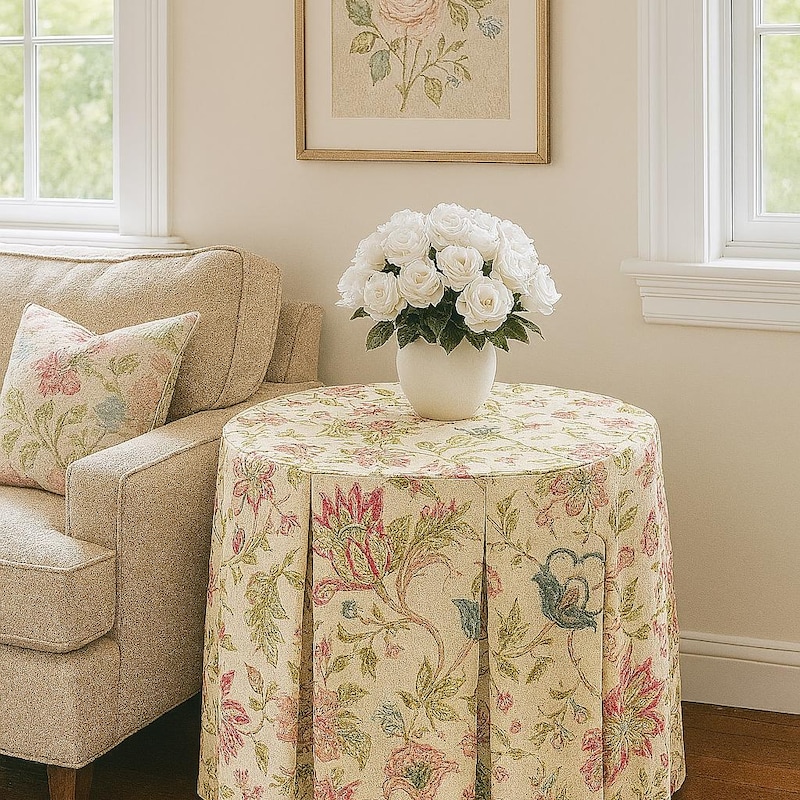 Pleated Box Table Skirt - Etsy