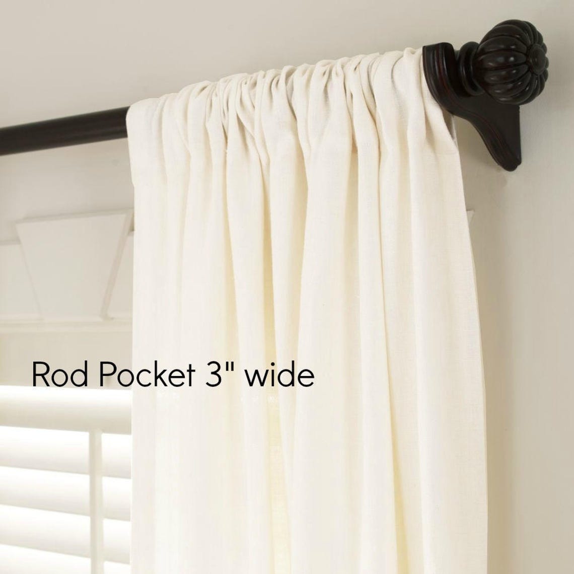 Pair of Designer Rod Pocket Drapes Panels Premier MERCADO - Etsy