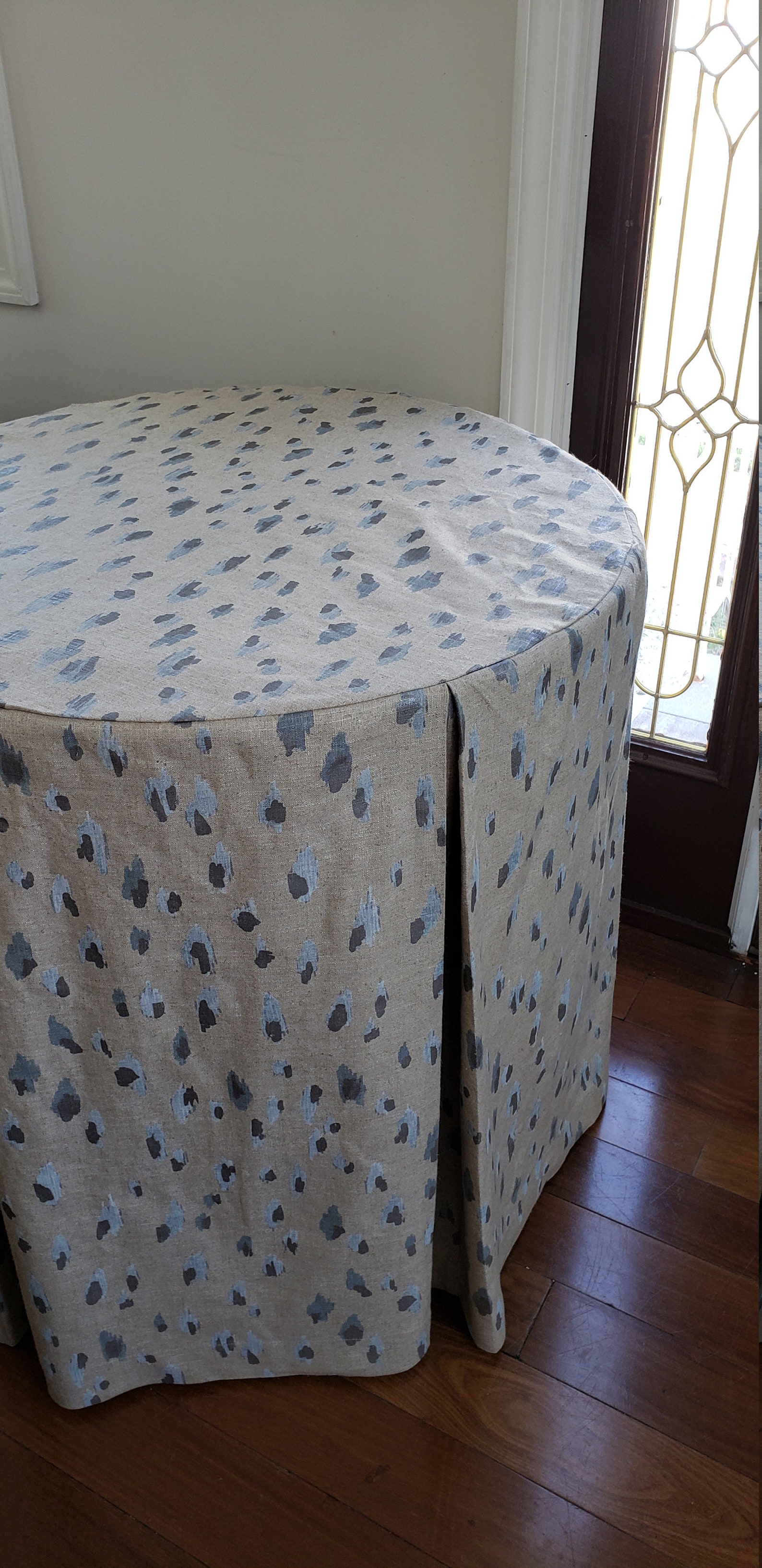 Pleated Table Skirt, Round, Square, Rectangular, Table Skirt Pleated ...