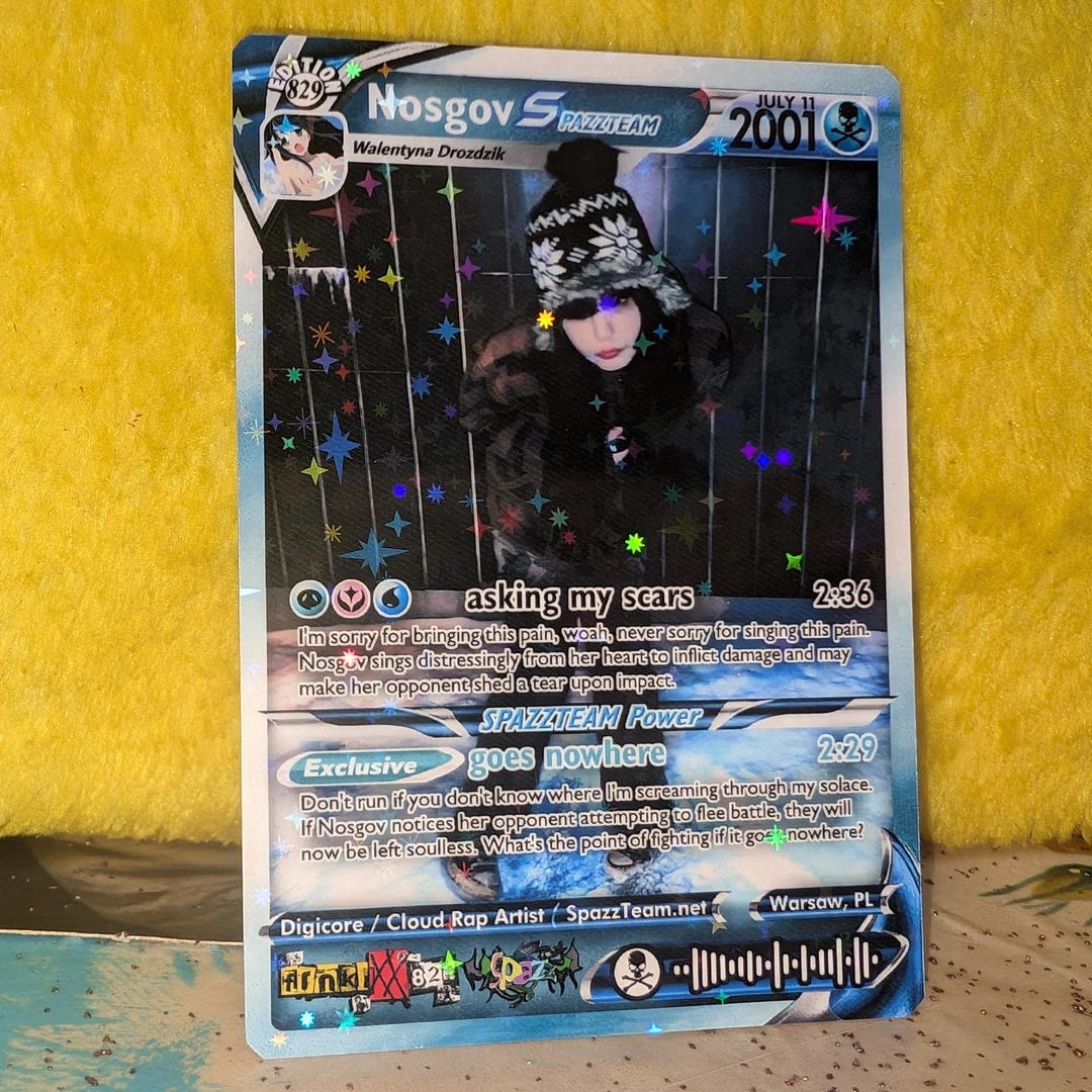 Nosgov Holographic Trading Card - Etsy