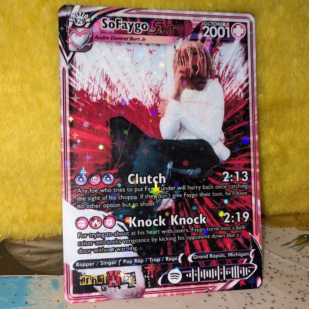 Sofaygo Holographic Trading Card - Etsy