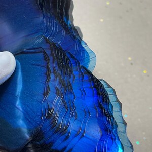 Blue Rainbow Decorative Butterflies - 3D Plastic Butterflies - Ombre ...