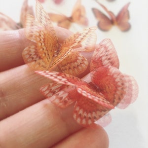 3D MINIATURE MONARCH Realistic Silk Monarch Wings - Pure Silk Monarch ...