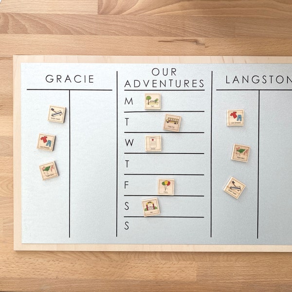 Magnetic Chore Chart - Etsy