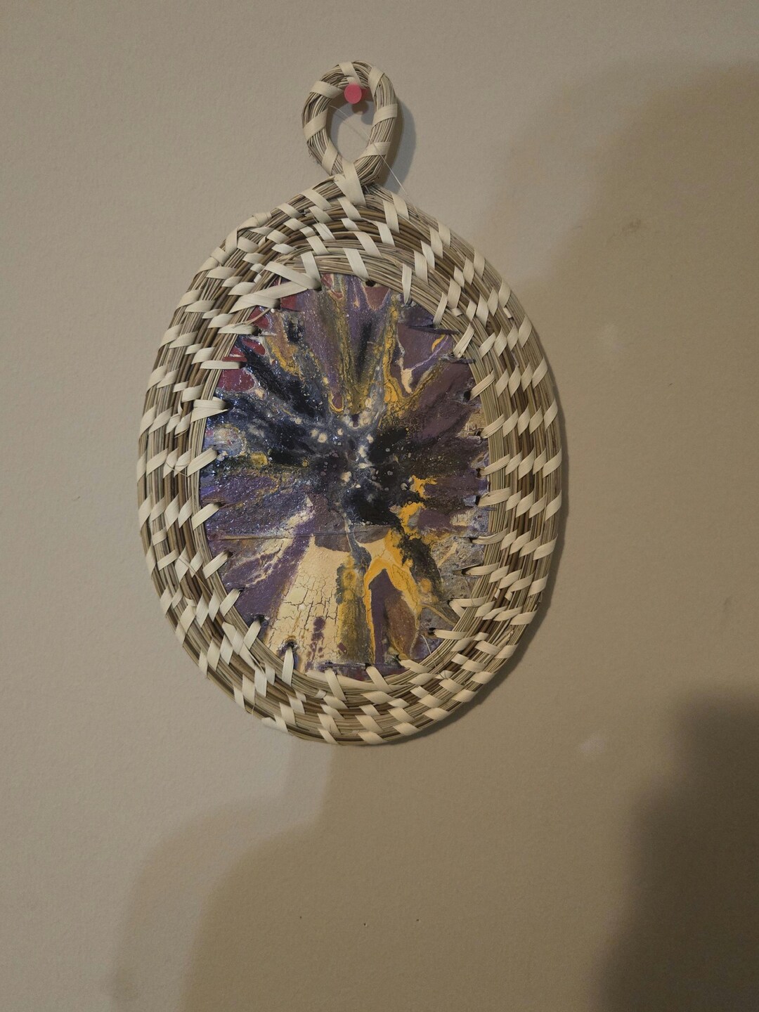 Round Sweetgrass Wall Hanging - Etsy