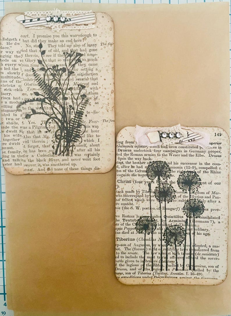 Tattered Tags and Frayed Frills |junk Journal Embellishment Kit ...