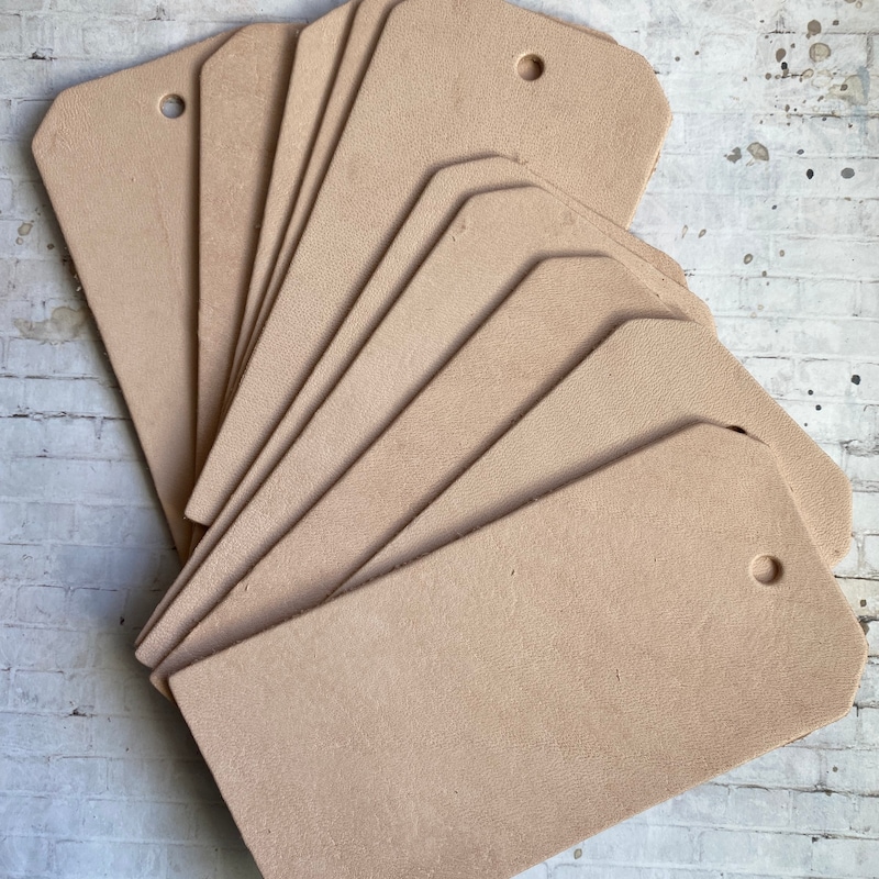 Blank Leather Tags - Etsy