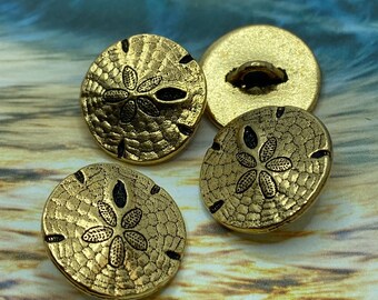 Sand Dollar Button - Etsy