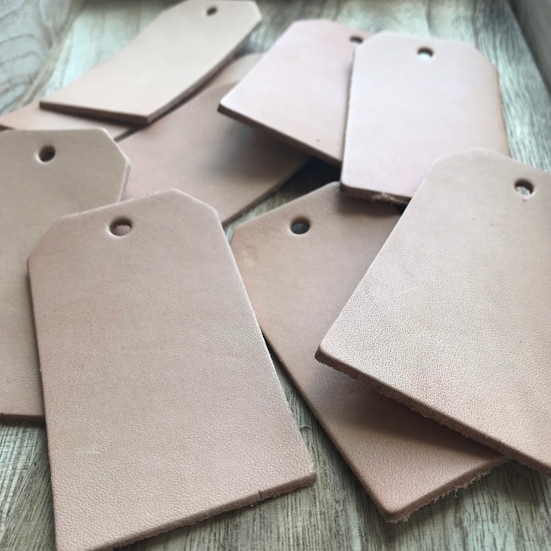 Leather Luggage Tags Blank Leather Luggage Tags in Quantities | Etsy