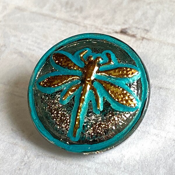 Dragonfly Buttons - Etsy