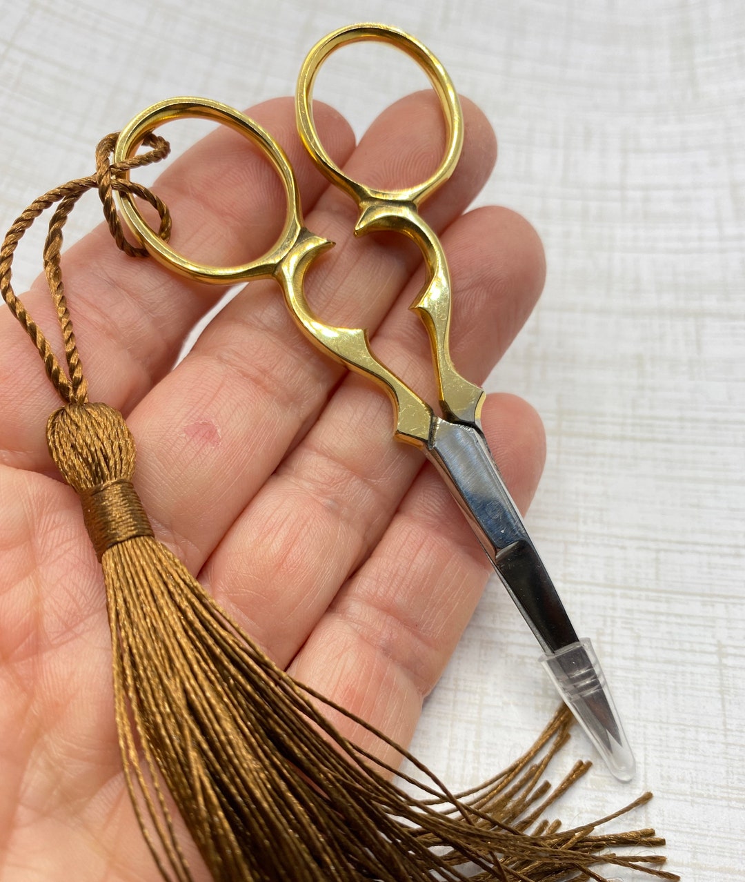 Small FANCY 4 Embroidery & Sewing Scissors, CHOICE of Handle ...